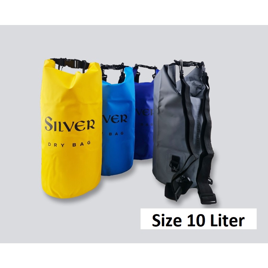 Jual Silver Tas Anti Air / Dry Bag 10 Liter | Shopee Indonesia