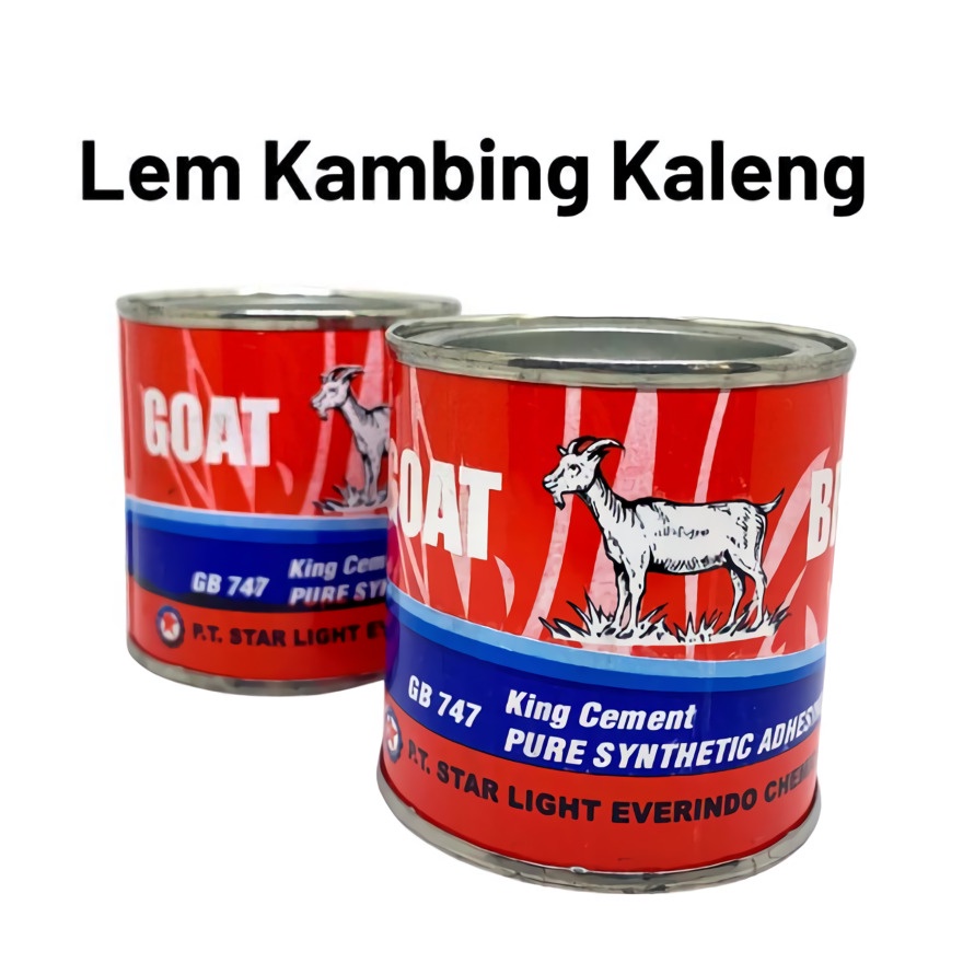 Jual Lem Kambing Kaleng / Lem Serba Guna Goat Ukuran 100 Gram Kecil (1 ...