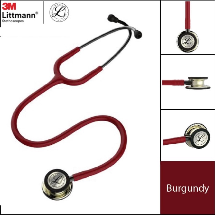Jual 3M Littmann Classic III Stethoscope Burgundy 5627 AO | Shopee ...