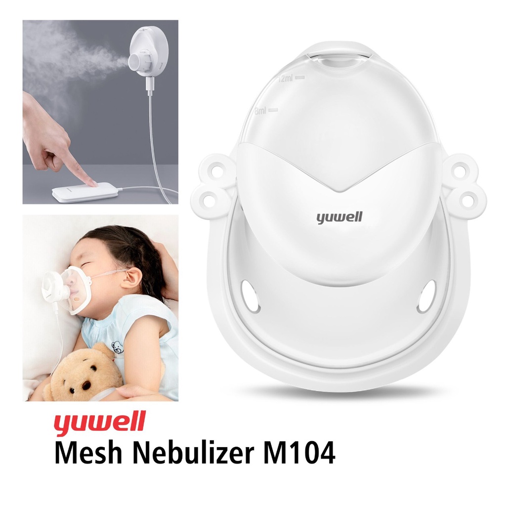 Jual Mesh Nebulizer Air Compressor Atomizer Hands-Free M104 Yuwell BN ...