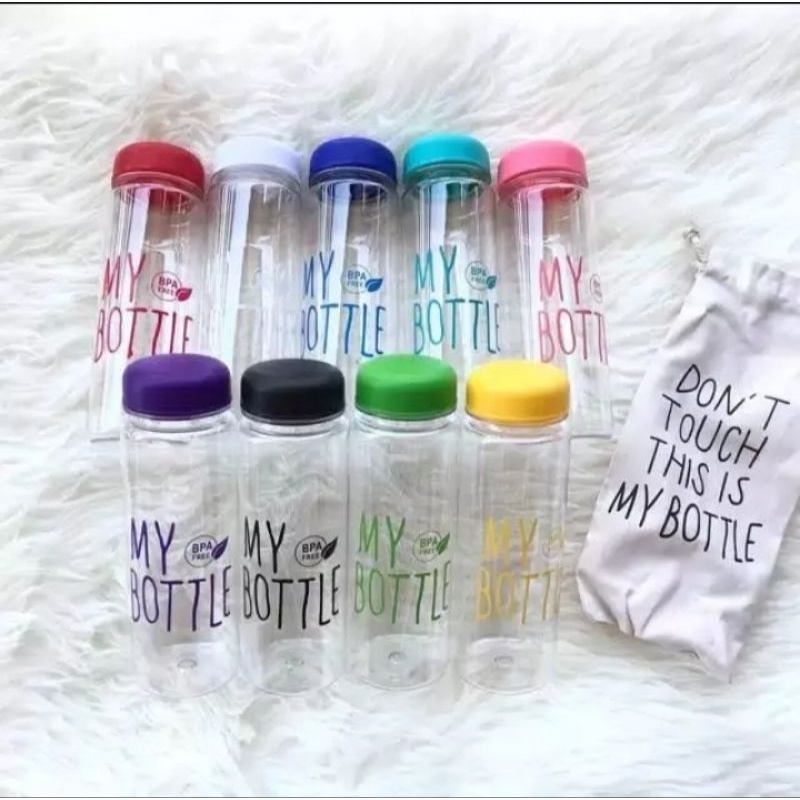 Jual 1 set botol minum my bottle + sarung botol isi 500ml | Shopee ...