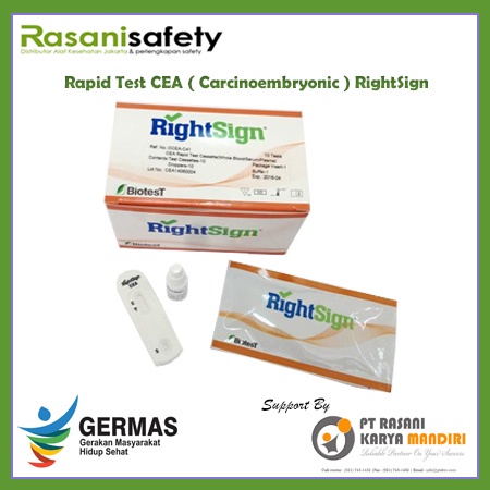 Jual Alat Test Device Carcinoembryonic Merk right Sign isi 10 Tes cek ...