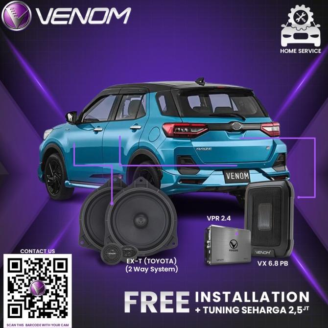 Jual Venom Express Toyota Raize Paket Audio Mobil Gratis Pasang Tuning | Shopee Indonesia