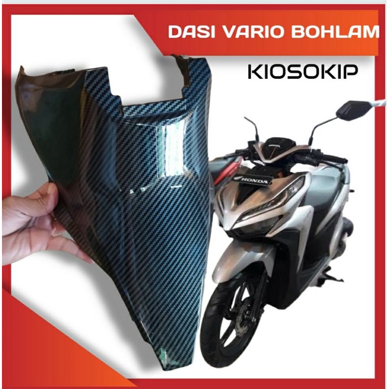Jual cover dek mesin Vario carbon / cover center mesin Vario 125 150 ...