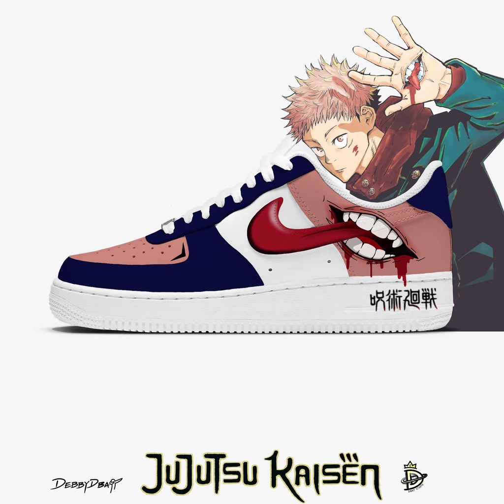 Jual NIKE AF1 JJK YUJI ITADORI CUSTOM | Shopee Indonesia