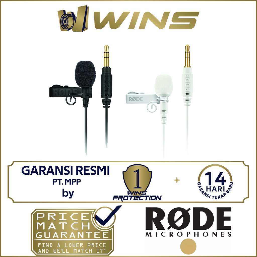 Jual RODE Lavalier GO Omnidirectional Lavalier Microphone for Wireless ...