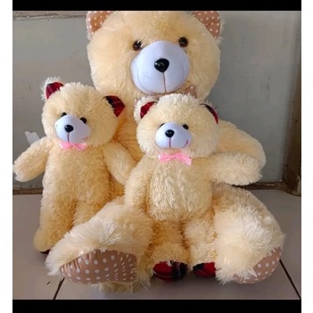 Jual Paket boneka teddy bear jumbo 70cm beranak 2 1 besar 2 kecil ...