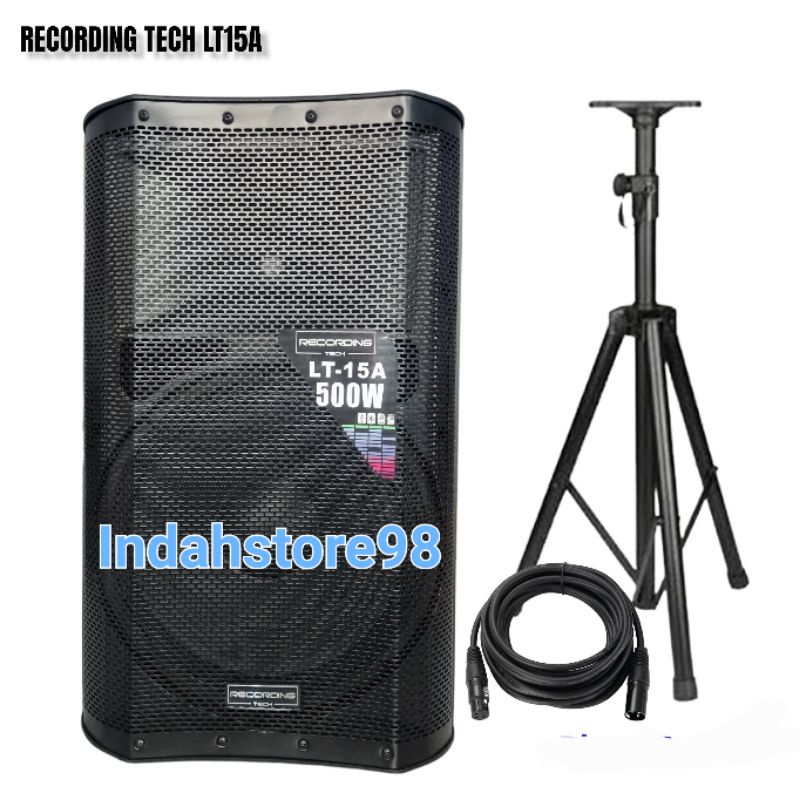 Jual Speaker Aktif 15 Inch Recording Tech LT 15A Bluetooth Profesional ...