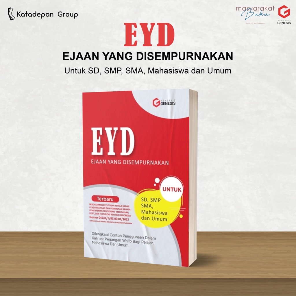 Jual Eyd Ejaan Yang Disempurnakan Untuk Sd, Smp, Sma, Mahasiswa dan ...