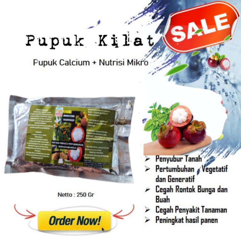 Jual Pupuk Booster Organik Pelebat Buah Manggis Dan Perangsang Agar Cepat Berbuah | Shopee Indonesia