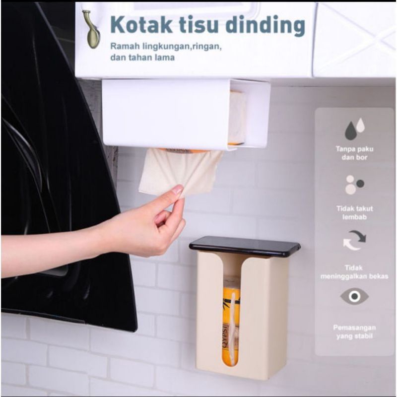 Jual LXX Tempat Tissue Tempel Kotak Tisu Tempel / Kotak tisu tempel ...