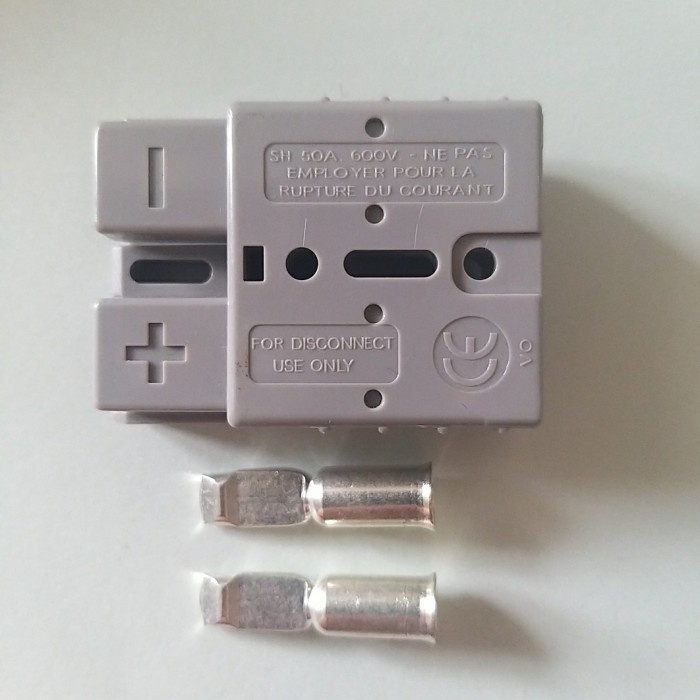 Jual POWER CONNECTOR ACCU SOCKET AKI BATTERY MODEL ANDERSON PLUG 50A ...