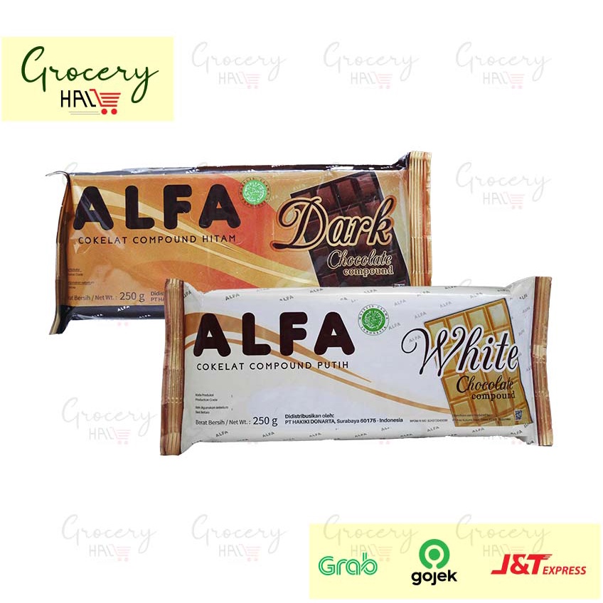 Jual ALFA CHOCOLATE COMPUND 250 GRAM | Shopee Indonesia