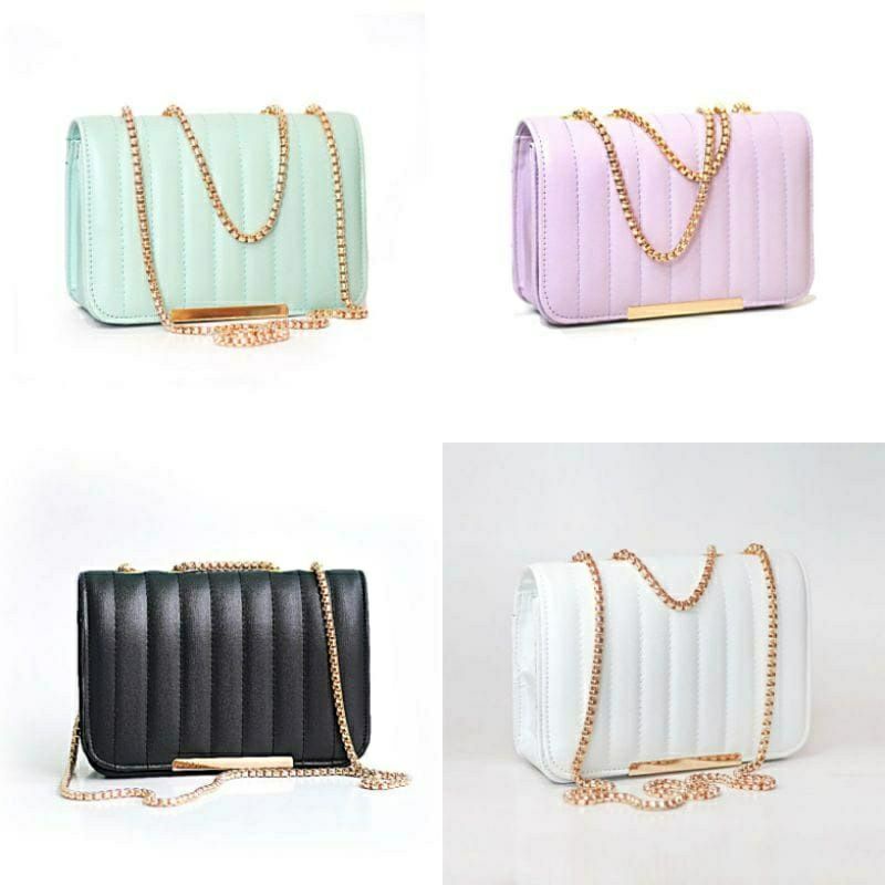 Jual RTN-TAS BORDIR RANTAI MINI/TAS SELEMPANG WANITA/TAS TALI RANTAI ...