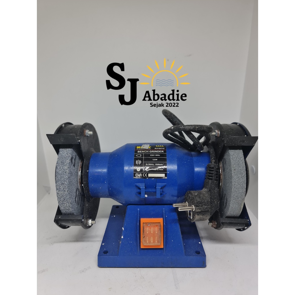 Jual (1 PCS) Mesin Gerinda Duduk Bench Grinder MOLLAR BG125 5 inch | SJ ...