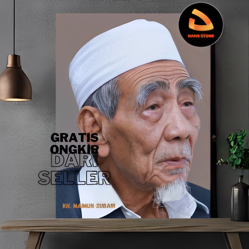 Jual Poster Mbah Moen Foto KH Maimun Zubair Hiasan Dinding Papan MDF ...