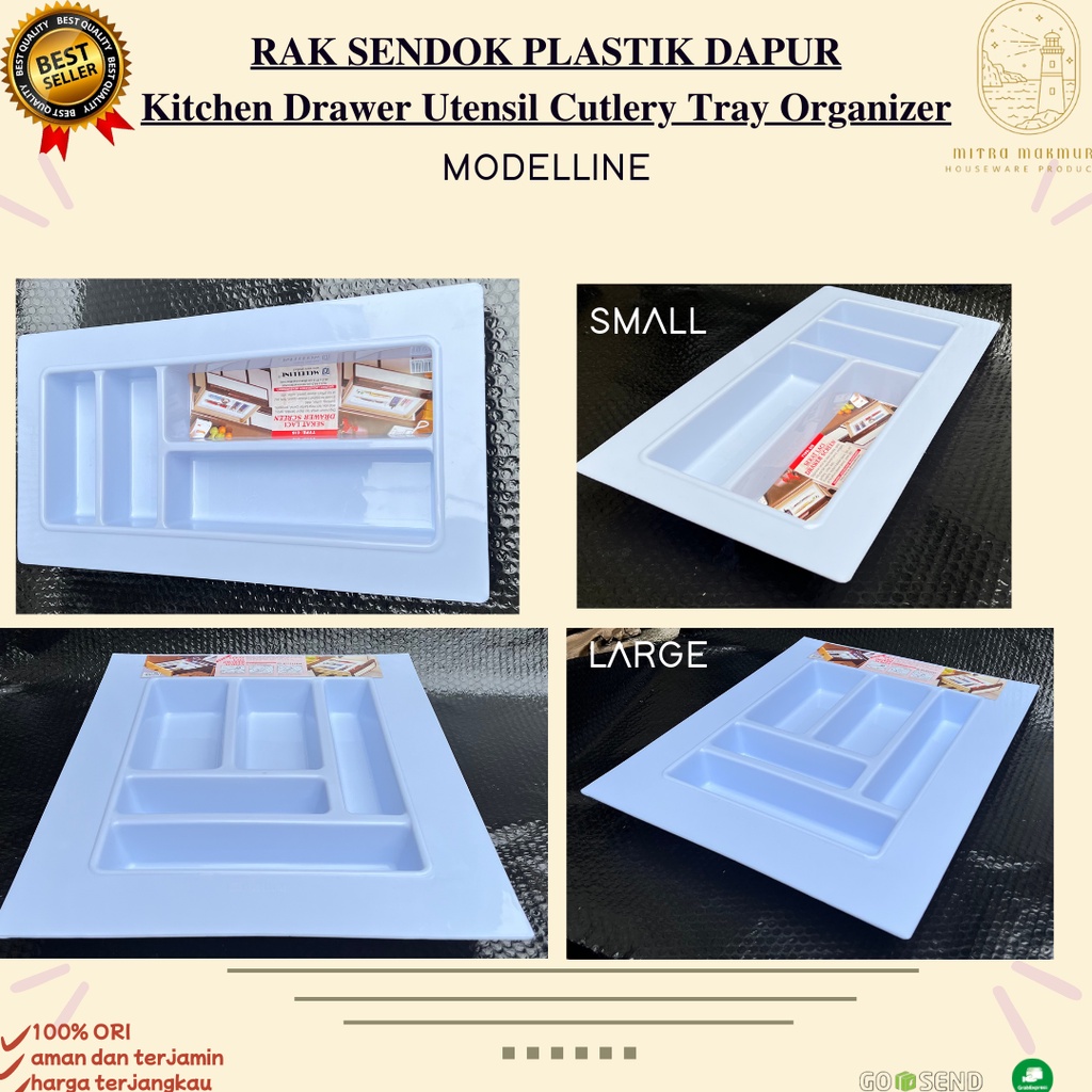 Jual SALE!! RAK SENDOK MODELLINE SMALL AND LARGE / KITCHEN DRAWER ...