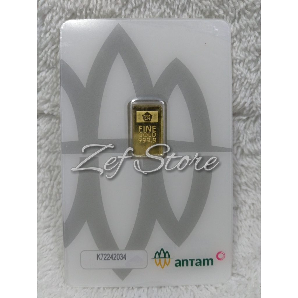 Jual [ORIGINAL] Logam Mulia LM Emas ANTAM Reinvented Certicard CertiEye ...