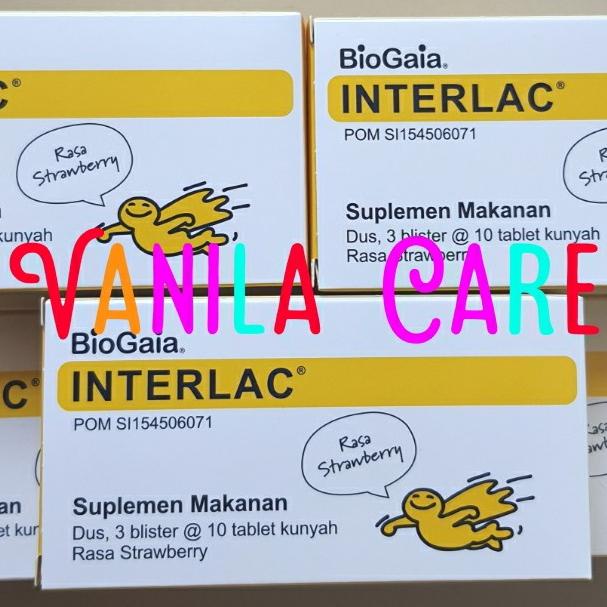 Jual Interlac tablet strawberry per Box | Shopee Indonesia