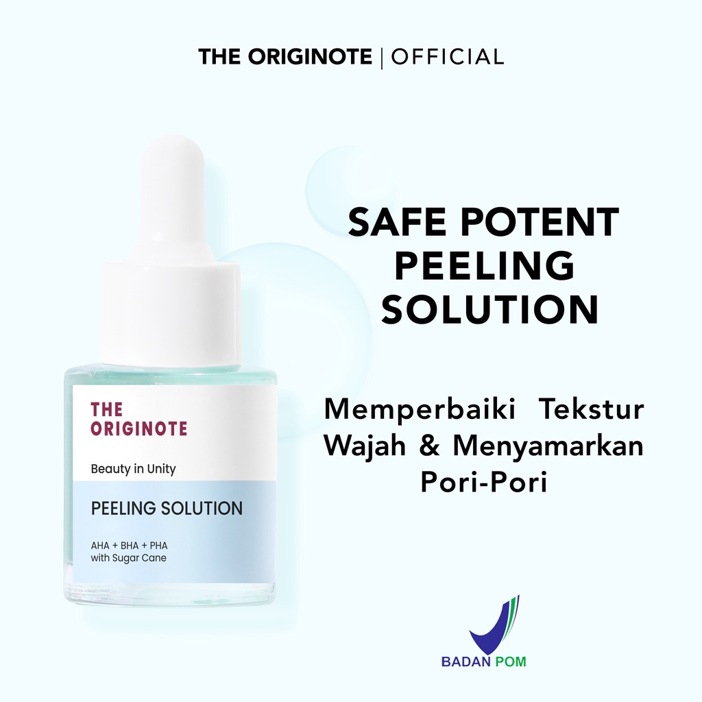 Jual The Originote Peeling Solution 20ml - Serum Eksfoliasi Wajah untuk ...