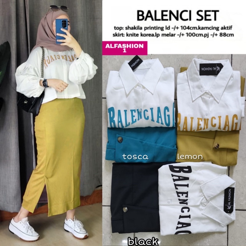 Jual BALENCI SET || ORIGINAL BY AL FASHION | Shopee Indonesia