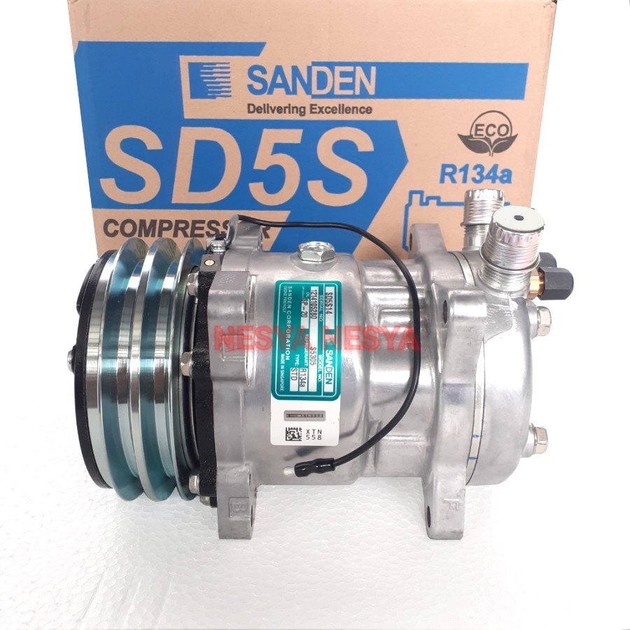 Jual Compressor Compresor Kompressor Kompresor AC Mobil SANDEN SD5S14 ...