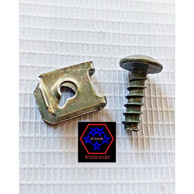 Jual (100 Pcs ) Baut Baud klip Baut Body Yamaha 5 x 16 Mio Xeon Fino N ...