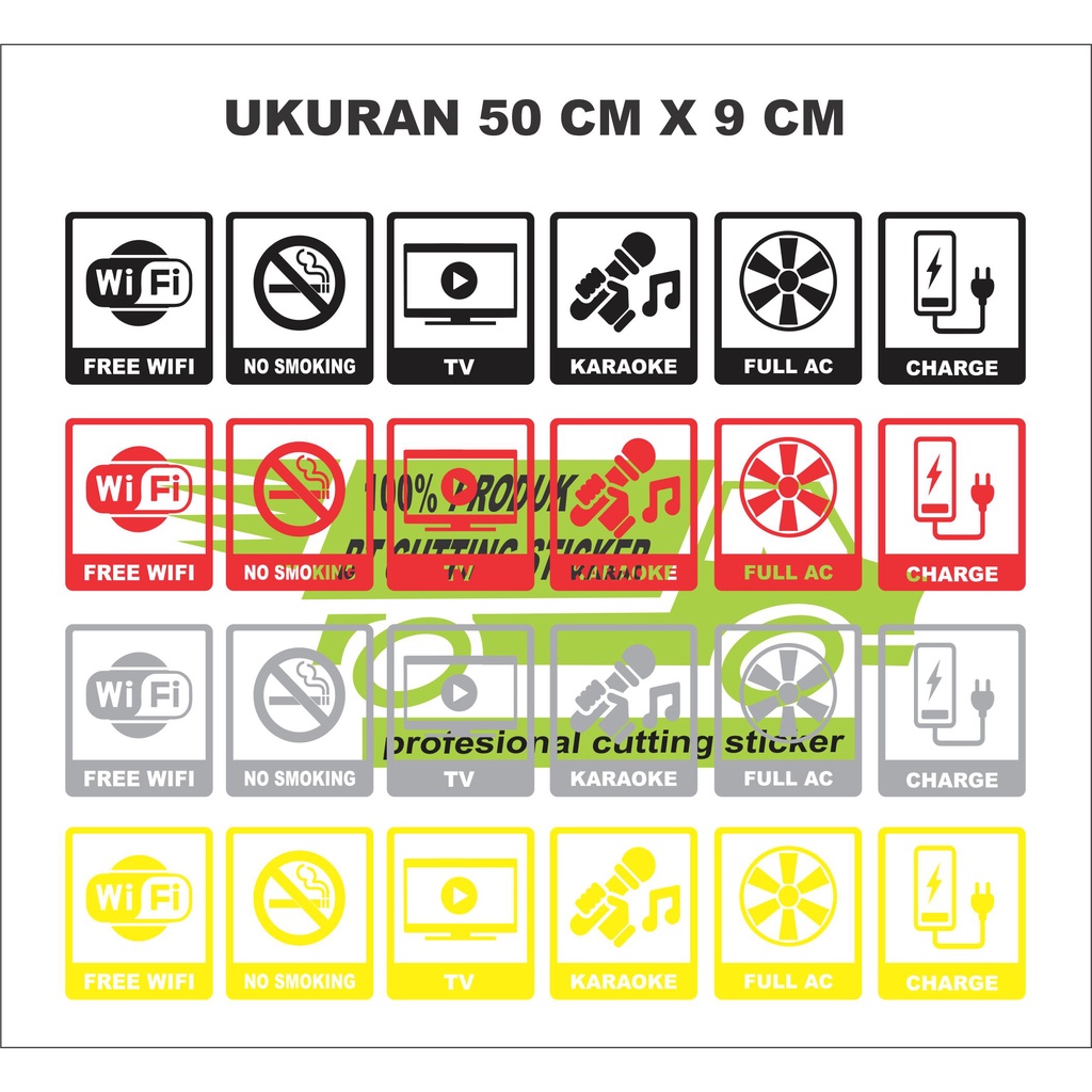 Jual STICKER FASILITAS sticker bus sticker mobil sticker mobil jetbus ...