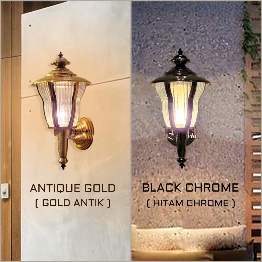 Jual Lampu hias dinding pager outdoor CLASSIC MODERN MINIMALIS ...