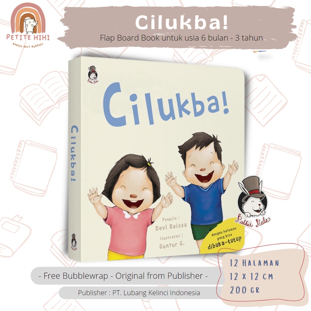 Jual Rabbit Hole - Cilukba - Flap (Buka-Tutup) Board Book, Buku Cerita ...