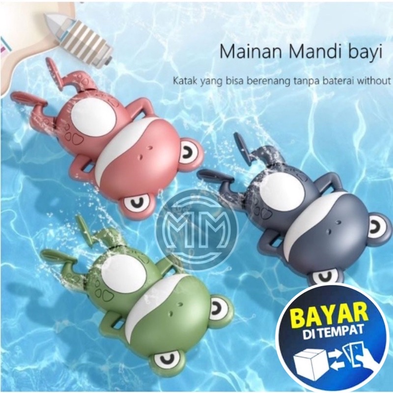 Jual Mainan katak berenang dalam air bak mandi / Mainan mandi | Shopee ...