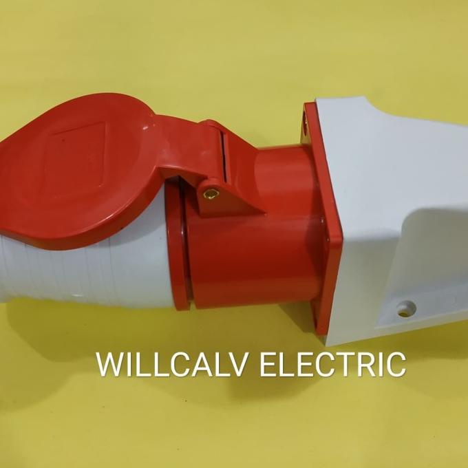 Jual STOP KONTAK INDUSTRIAL MOUNTING PLUG DAN SOCKET 3 PAS 4 PIN 32A 32 ...