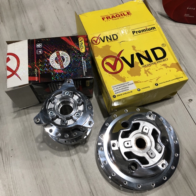 Jual Tromol Set Depan Belakang VND Yamaha New Nmax 2020 Chrome | Shopee ...