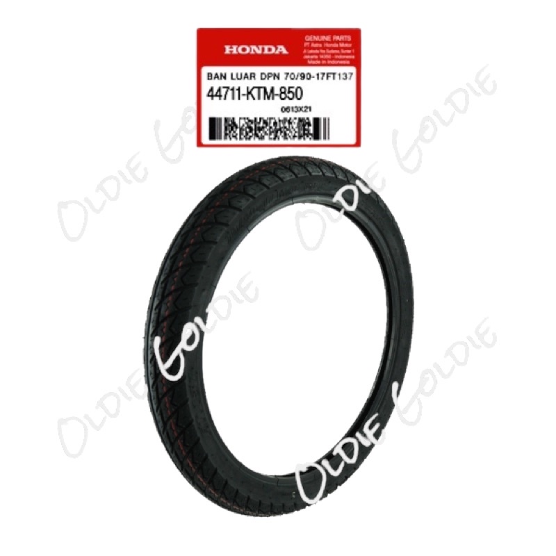 Jual 44711-KTM-850 Ban Luar Depan 70/90-17 FT 137 Supra X 125 Lama ...