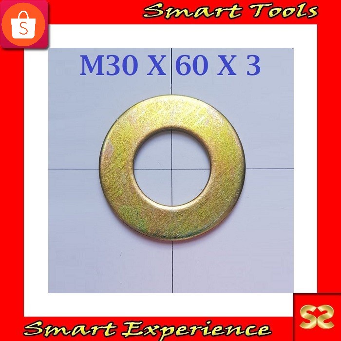 Jual Ring Plat M30 Galvanis - Flat Washer M30 Galvanized (10pcs ...