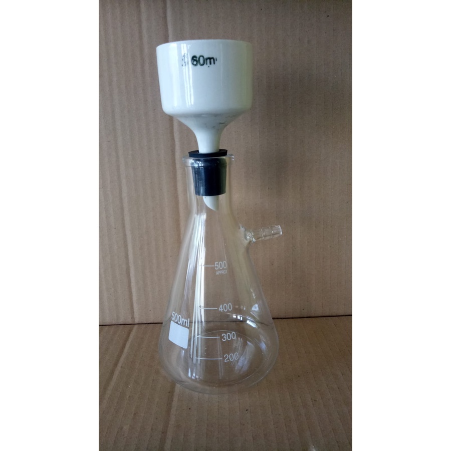 Jual RRC FILTERING FLASK Vol. 500 ml + Corong Buchner / Alat ...
