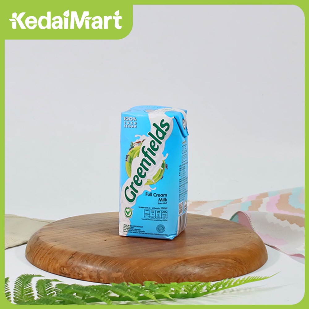 Jual Greenfields Susu UHT Full Cream 200 ml | Shopee Indonesia