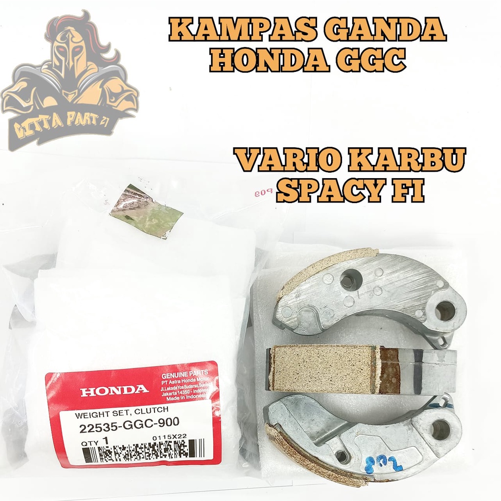 Jual KAMPAS GANDA CVT HONDA GCC KUALITAS ASLI ORIGINAL HONDA AHM ...