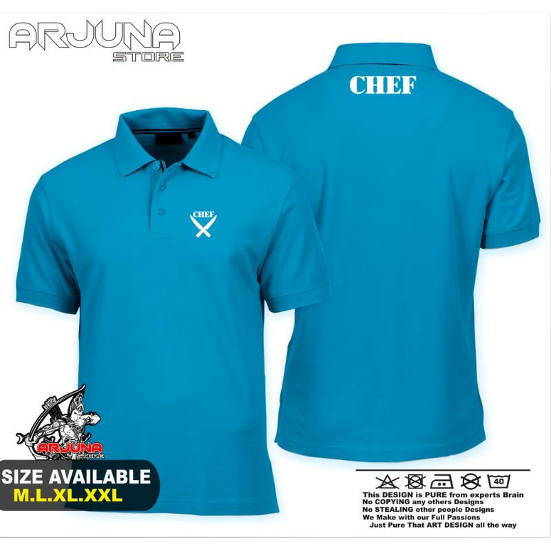 Jual BAJU POLO TUKANG MASAK CHEF SIMPEL // BAJU CHEF | Shopee Indonesia