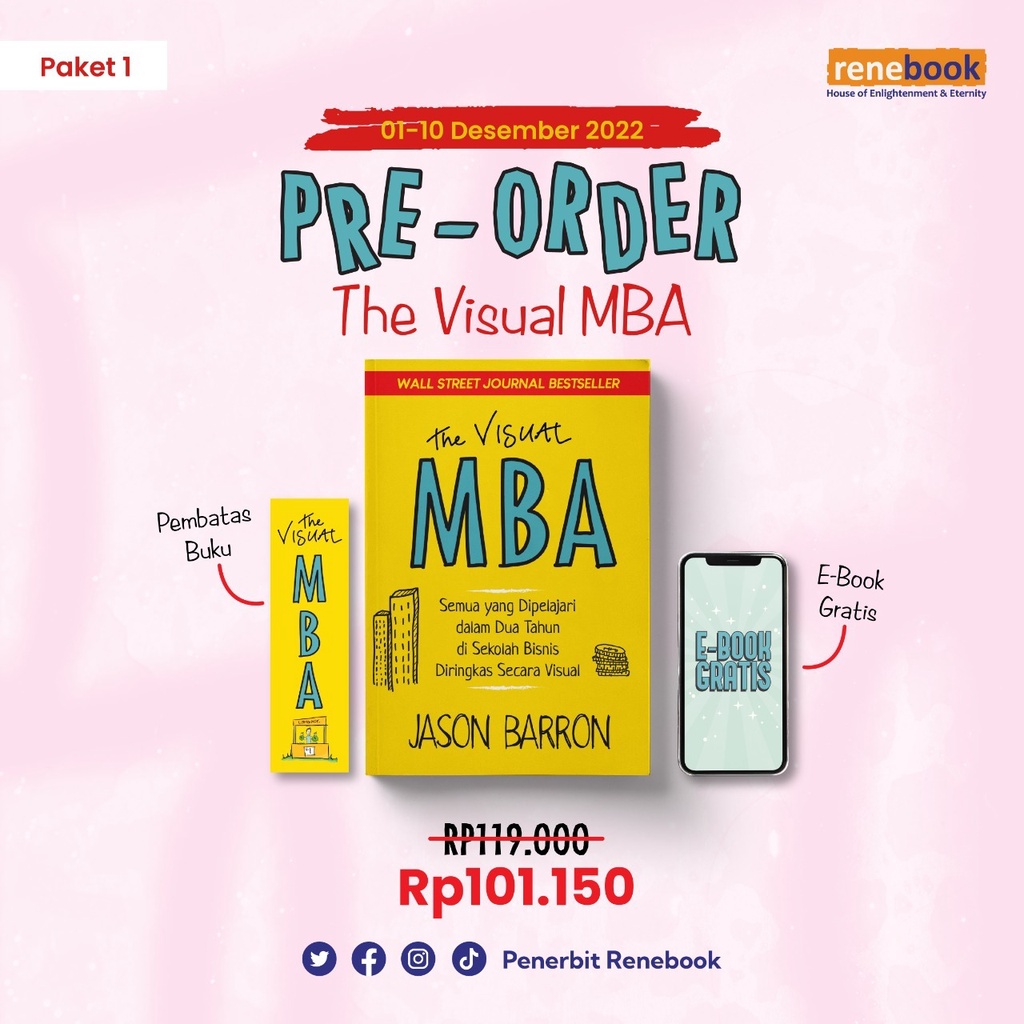 Jual Buku The Visual MBA : Semua yang Dipelajari dalam Dua Tahun di ...