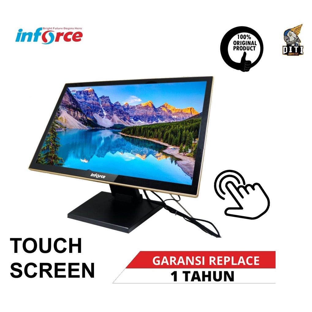 Jual MONITOR INFORCE TOUCHSCREEN 19.5" 1950TC TOUCH SCREEN 20" INCH ...