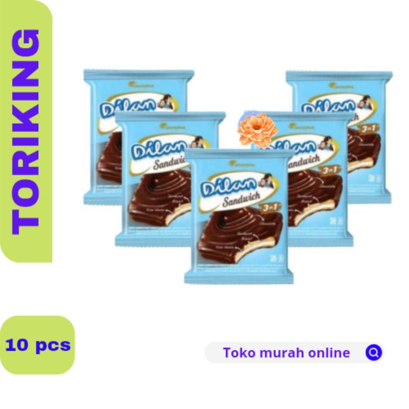 Jual DILAN SANDWICH 3in1 (1 renceng 10pcs @16gram) | Shopee Indonesia