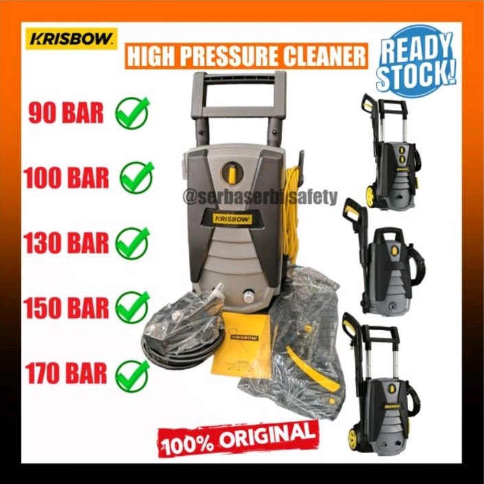 Jual Krisbow High Pressuer Cleaner Alat Pencuci Steam Mobil 90Bar ...