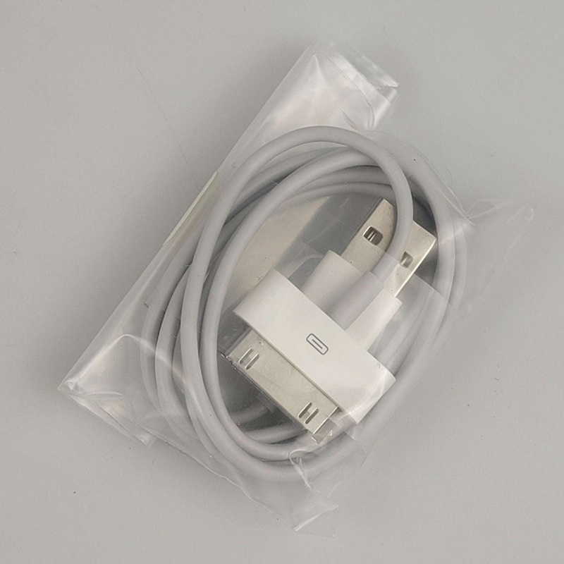 Jual kabel data charger iphone 3 4 G s ipad 1 2 3 30 pin packing dus ...