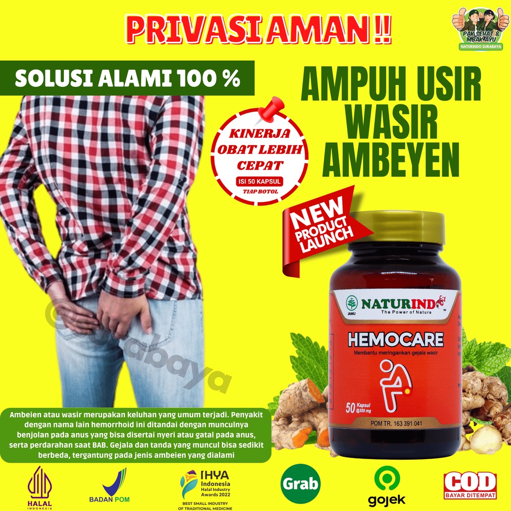 Jual Obat Wasir Obat Ambeien Ambeyen Ampuh Stadium 1-4 Susah BAB Berdarah Benjolan BERDARAH Obat ...