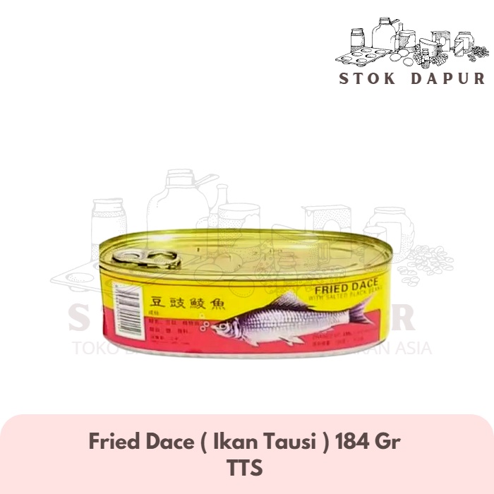 Jual TTS Fried Dace With Salted Black Beans / Ikan Tausi Kaleng 184 gr ...