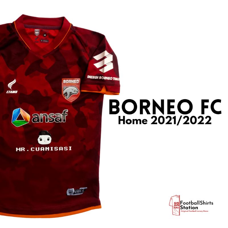 Jual Jersey Borneo FC Home 2021/2022 Nameset Terens Puhiri Size M ...