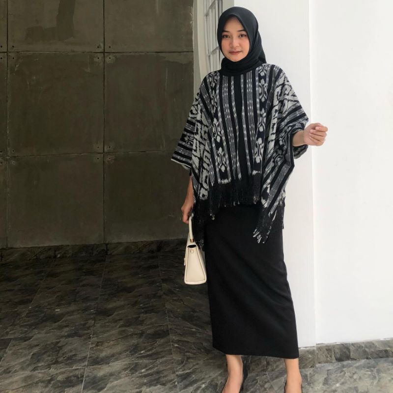 Jual Blus Tenun Jepara- Blouse Tenun -Blus kerja -Atasan Tenun -Blouse ...
