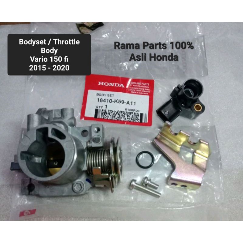 Jual 16410 - K59 - A11 BODY SET THROTTLE BODY VARIO 150 FI 2015 - 2020 ASLI ORIGINAL HONDA AHM ...