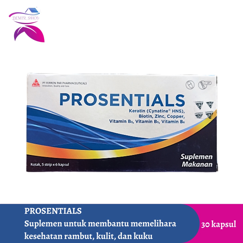 Jual Prosentials Memelihara Kesehatan Rambut & Kuku / Cegah Kebotakan ...